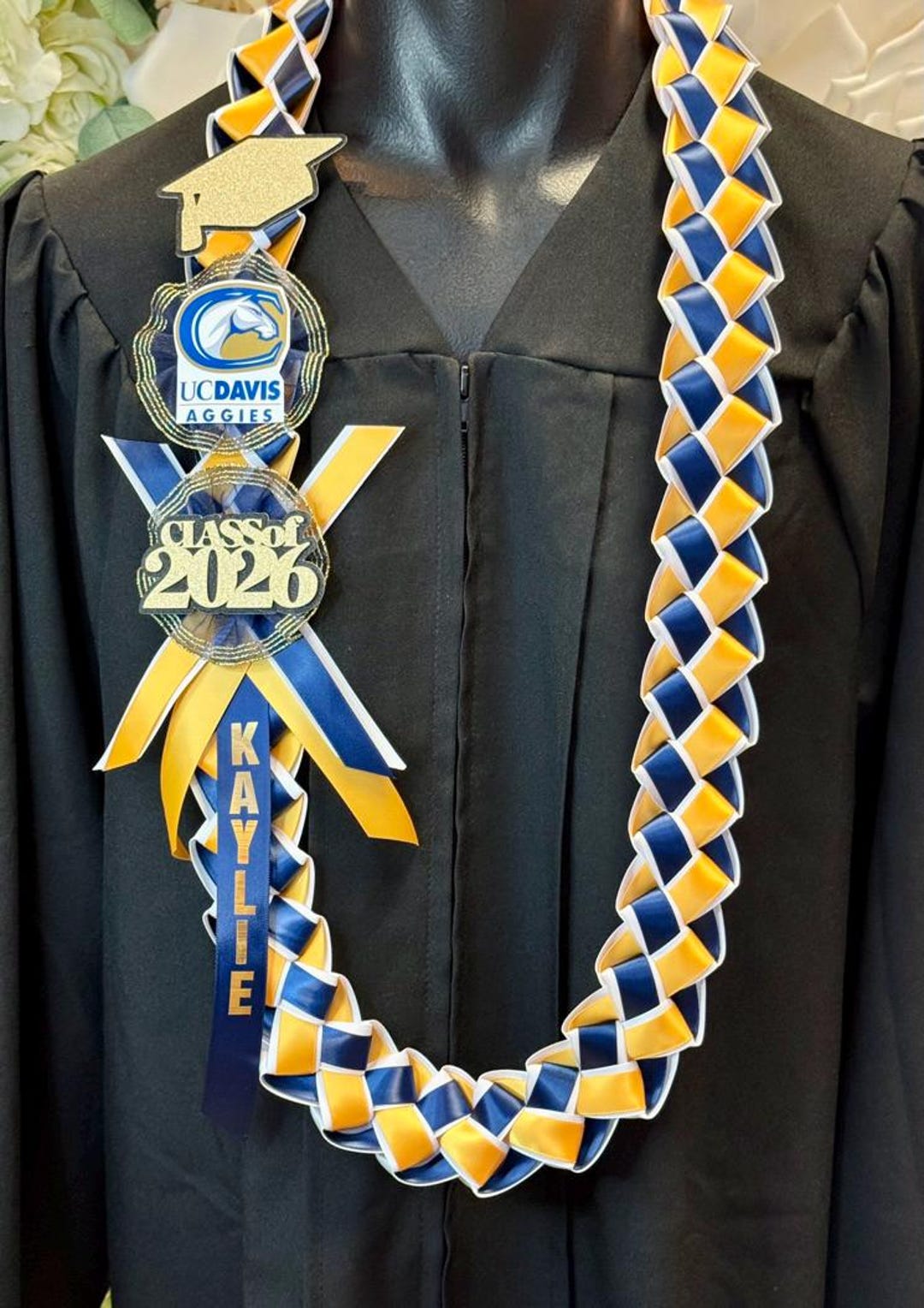 Uc-university of California Graduation Leis, Class of 2026 - Etsy
