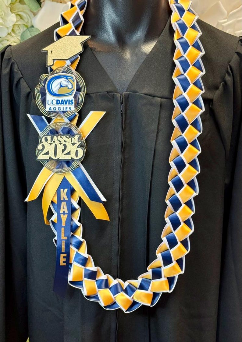 Uc-university of California Graduation Leis, Class of 2026 - Etsy