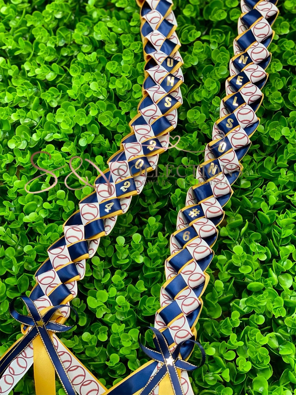 Baseball Stole Leis/ Graduation Leis/back to School/ Sport Night ...