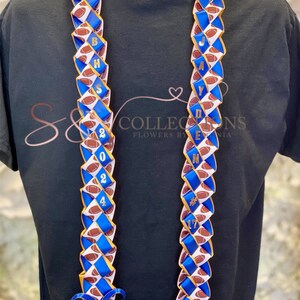 Football Stole Leis/ Graduation Leis/back to School/ Sport Night ...
