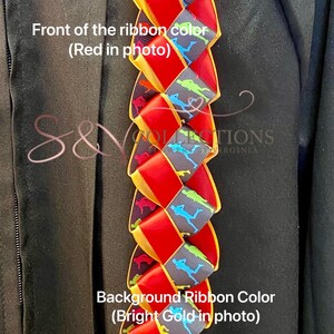 Track Ribbon Lei/ Track & Field Ribbon Lei/ Graduation Leis/ Senior ...