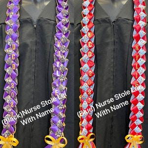 Nurse Ribbon Lei/medical Graduate/graduation Leis/class of - Etsy
