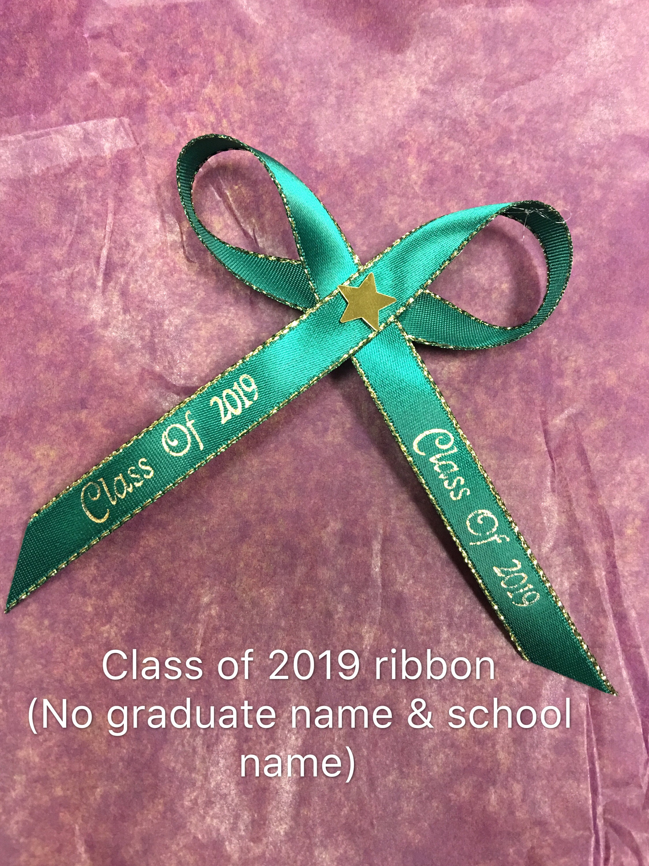 Braided 3/8 Ribbon Leis for Graduation-Pick your school | Etsy