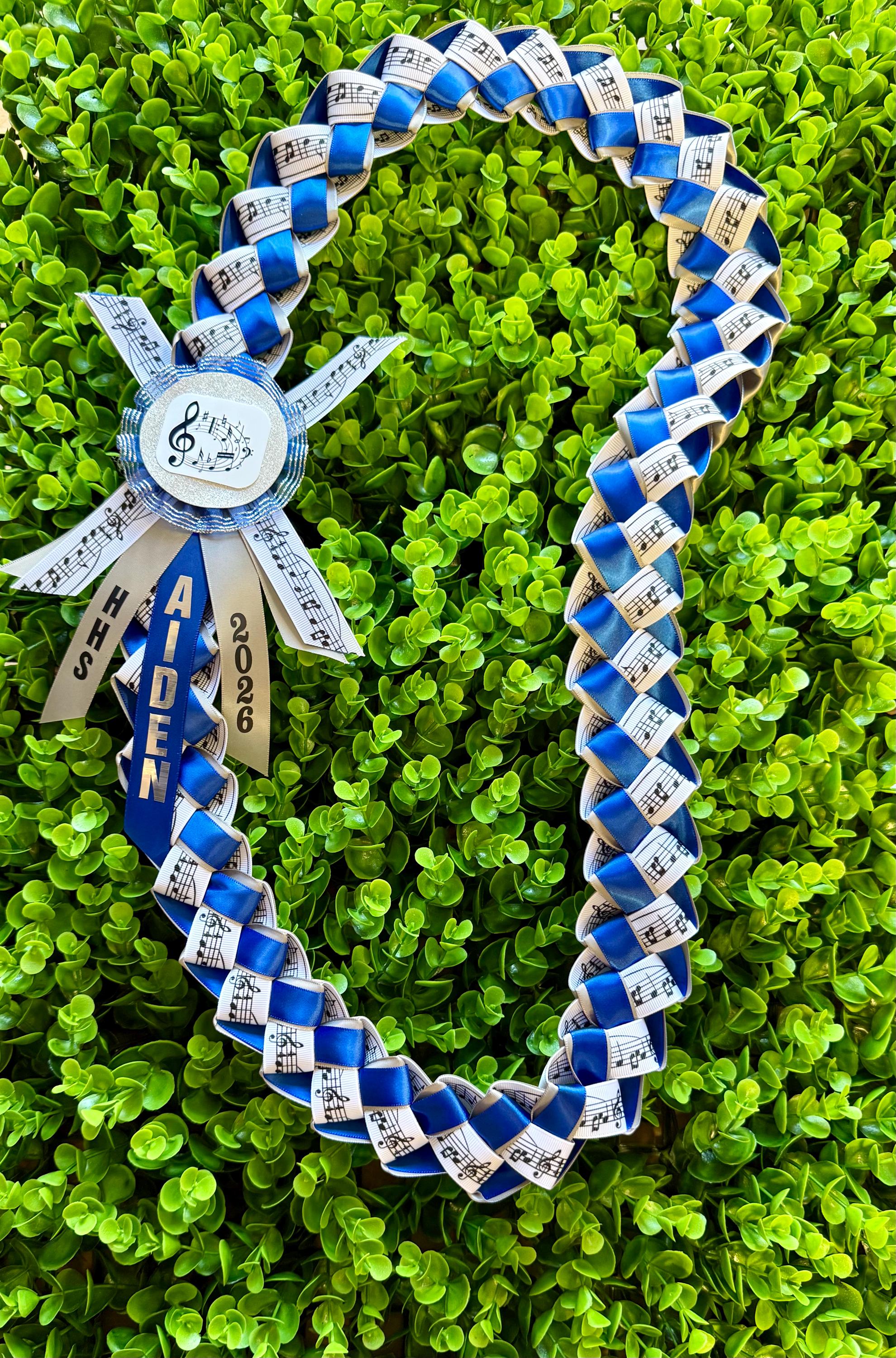 Music Ribbon Lei/graduation Leis/ Senior Night/sport Night/spirit Week ...