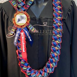 Track Ribbon Lei/ Track & Field Ribbon Lei/ Graduation Leis/ Senior ...