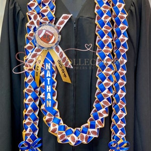 Football Stole Leis/ Graduation Leis/back to School/ Sport Night ...