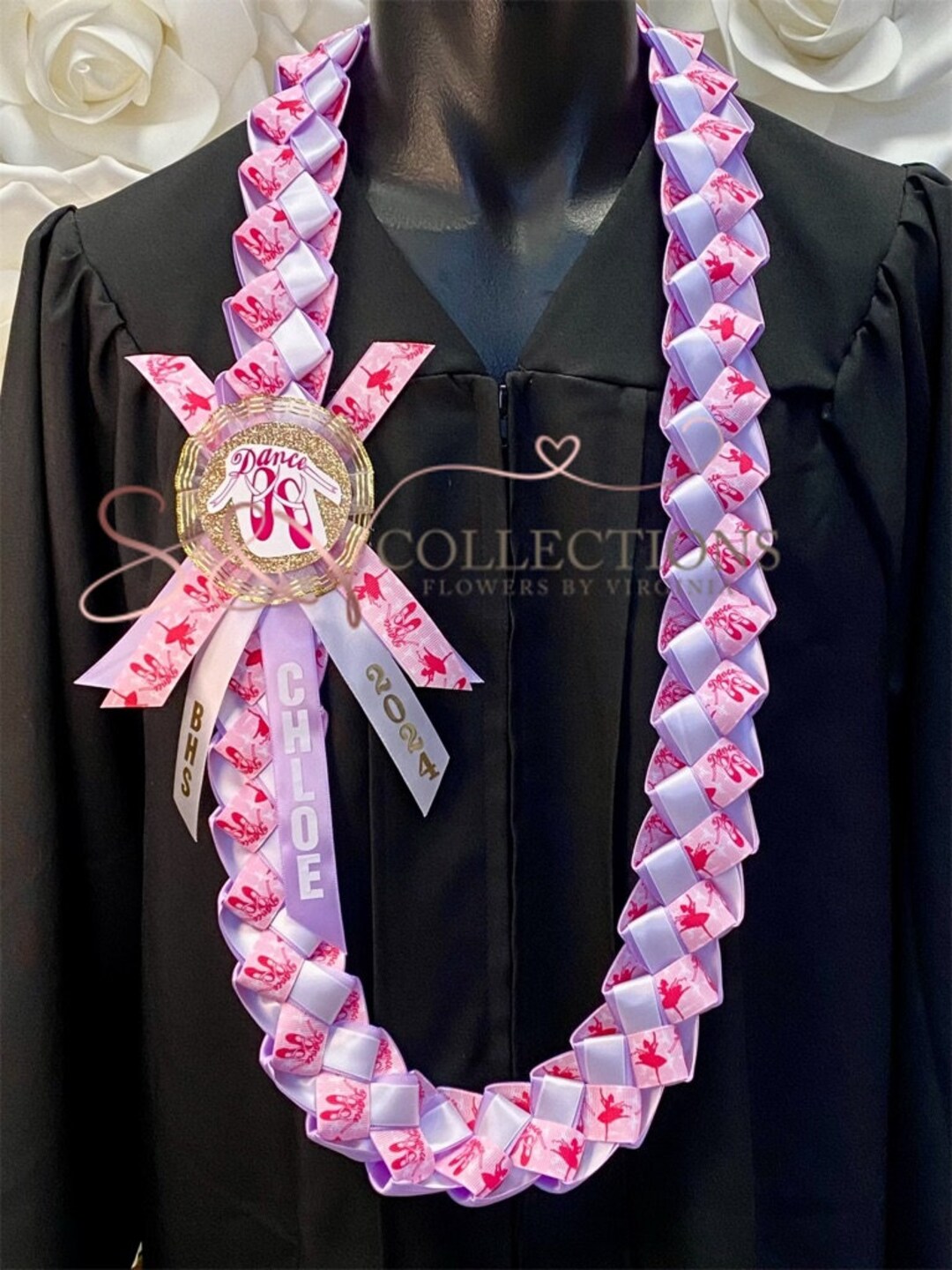 Dance Ribbon Lei/ballet Ribbon Lei/graduation Leis/ Senior Night/sport ...