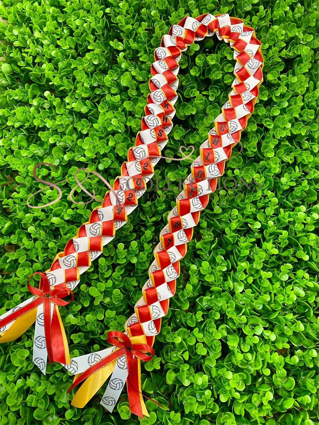 Volleyball Stole Leis/ Graduation Leis/back to School/ Sport Night ...