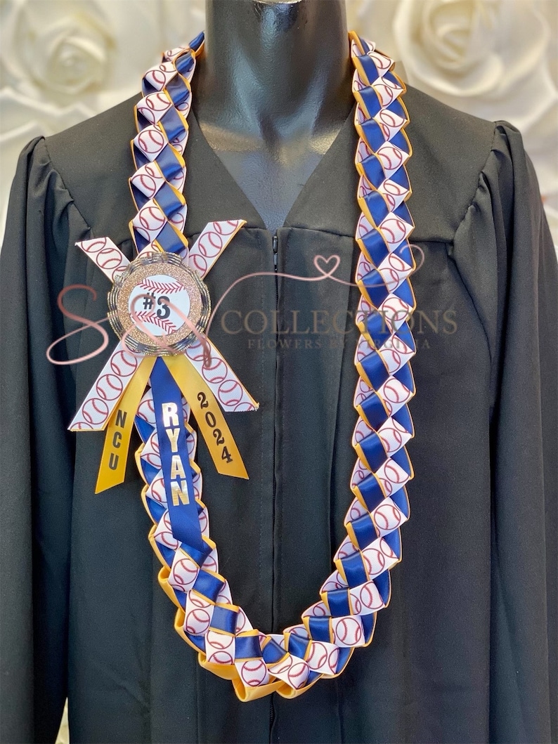 Baseball Ribbon Lei - Graduation, Senior Night Gift - Etsy