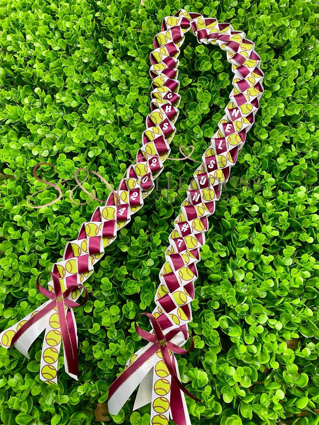 Softball Stole Leis/ Graduation Leis/back to School/ Sport Night ...