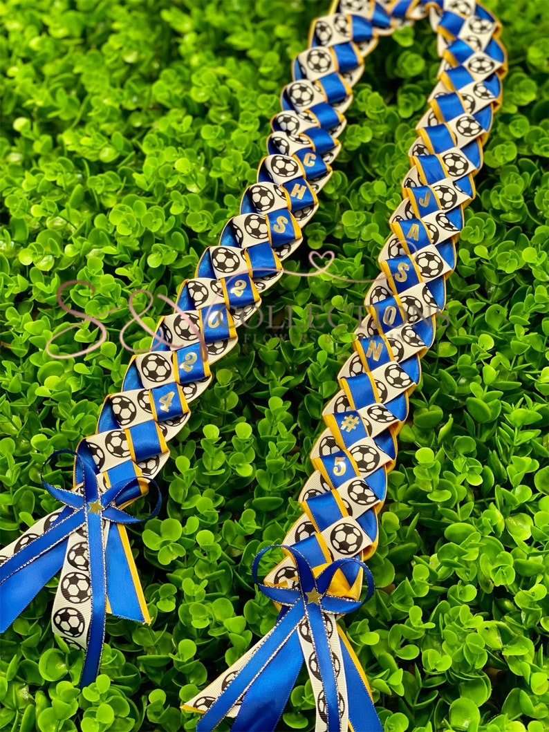 Soccer Stole Leis/ Graduation Leis/back to School/ Sport Night/ Senior ...