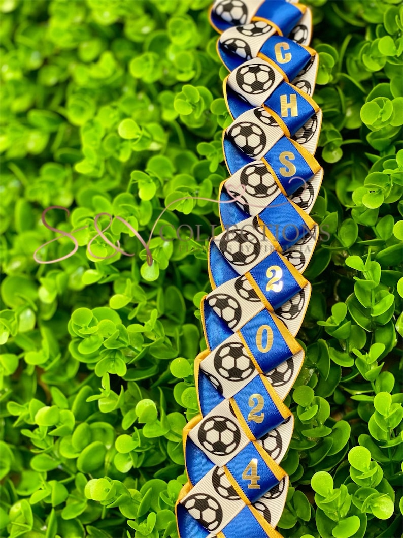 Soccer Stole Leis/ Graduation Leis/back to School/ Sport Night/ Senior ...