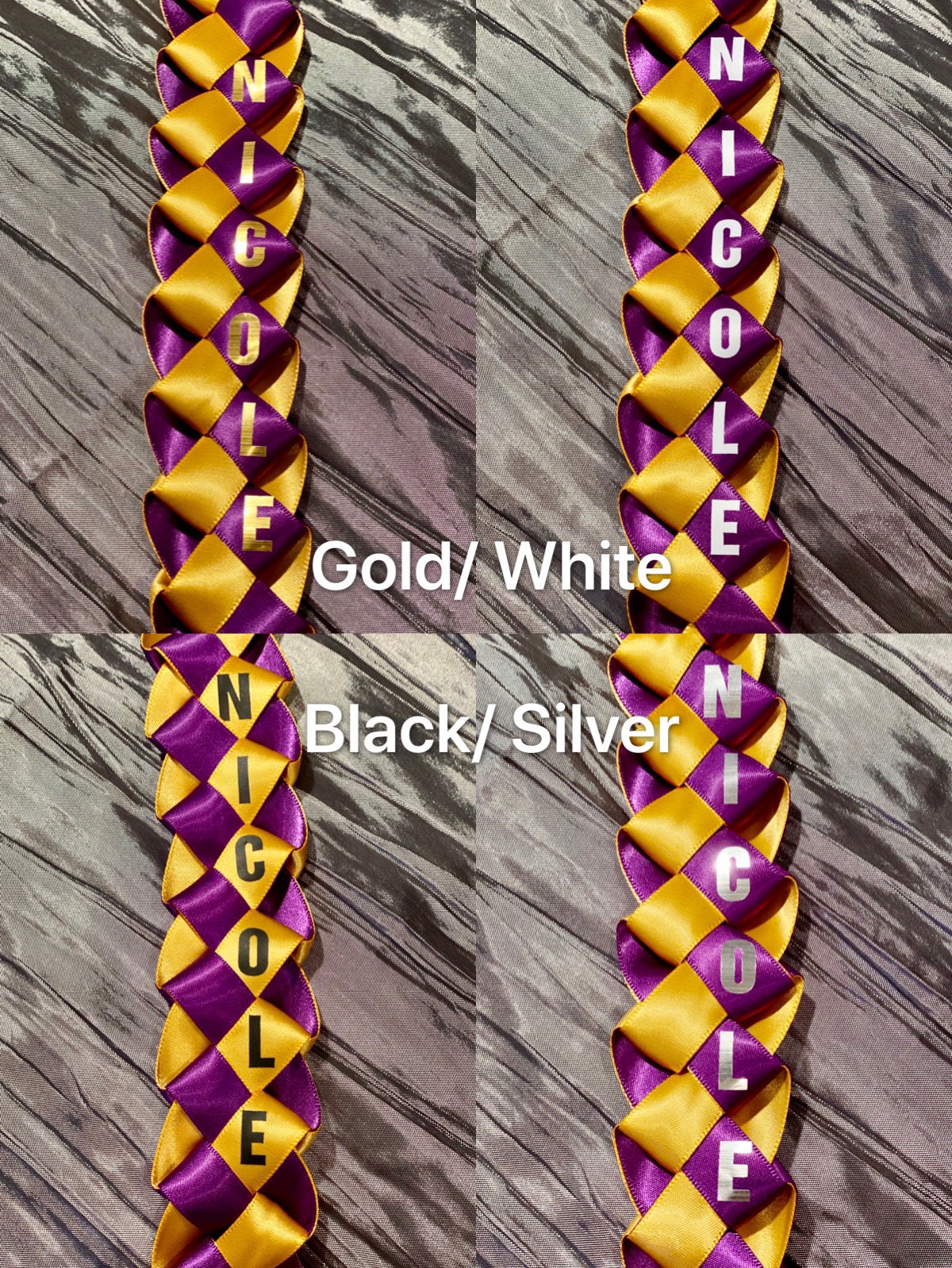 Lacrosse Ribbon Lei/graduation Leis/ Senior Night/sport Night/spirit ...