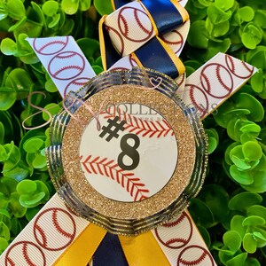 Baseball Ribbon Lei/graduation Leis/senior Night/sport Night/graduation ...