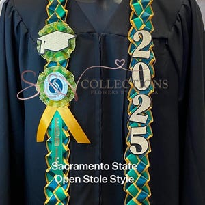 California State University, CSU Personalized Ribbon Leis/ Graduation ...
