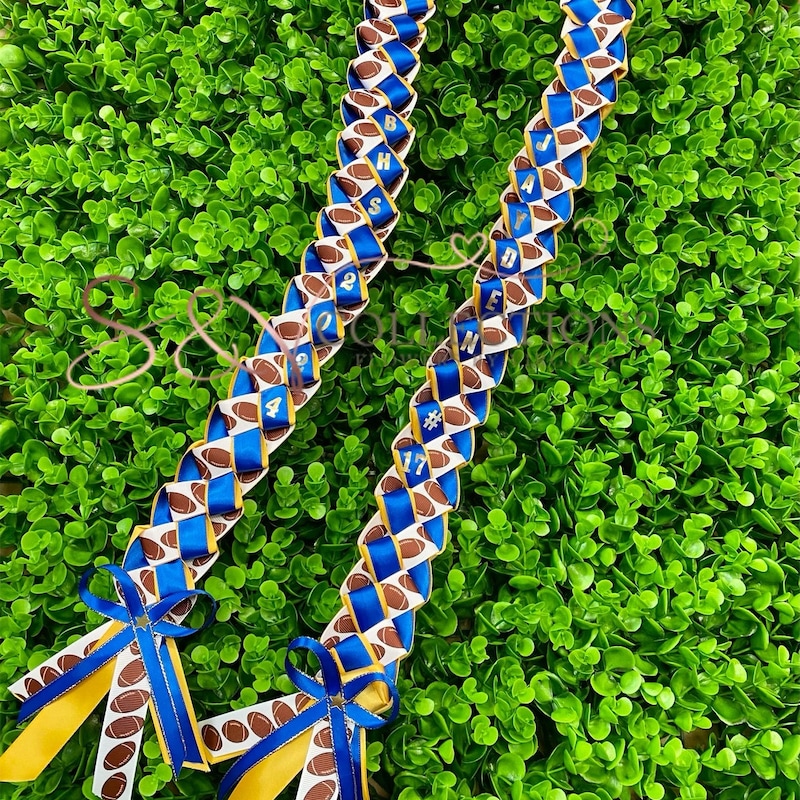 Customize Senior Night Football Leis - Etsy
