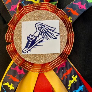 Track Ribbon Lei/ Track & Field Ribbon Lei/ Graduation Leis/ Senior ...