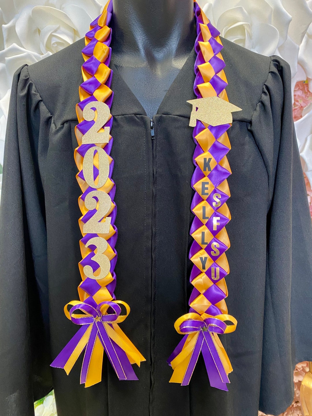 Graduation Lei/ Personalized Name88 - Etsy