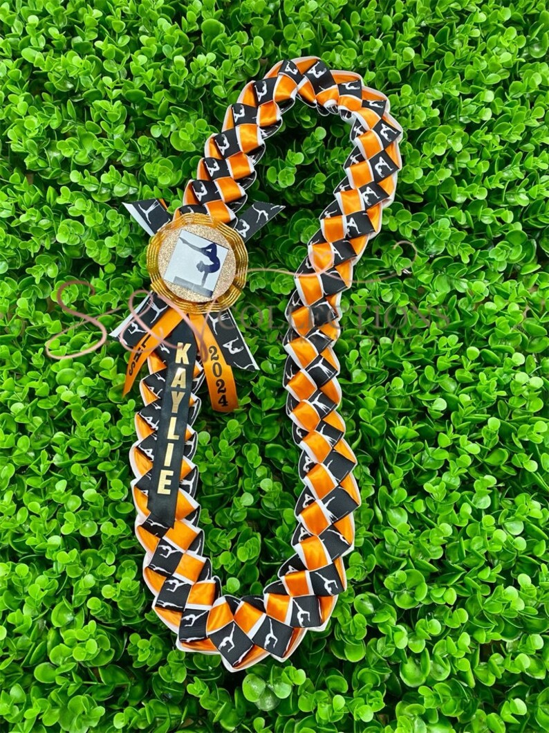 Gymnastic Ribbon Lei/senior Night/sport Night/graduation Leis/spirit ...