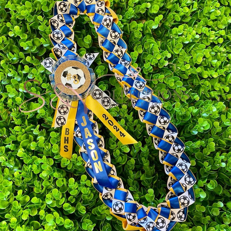 Soccer Lei Senior Night - Etsy