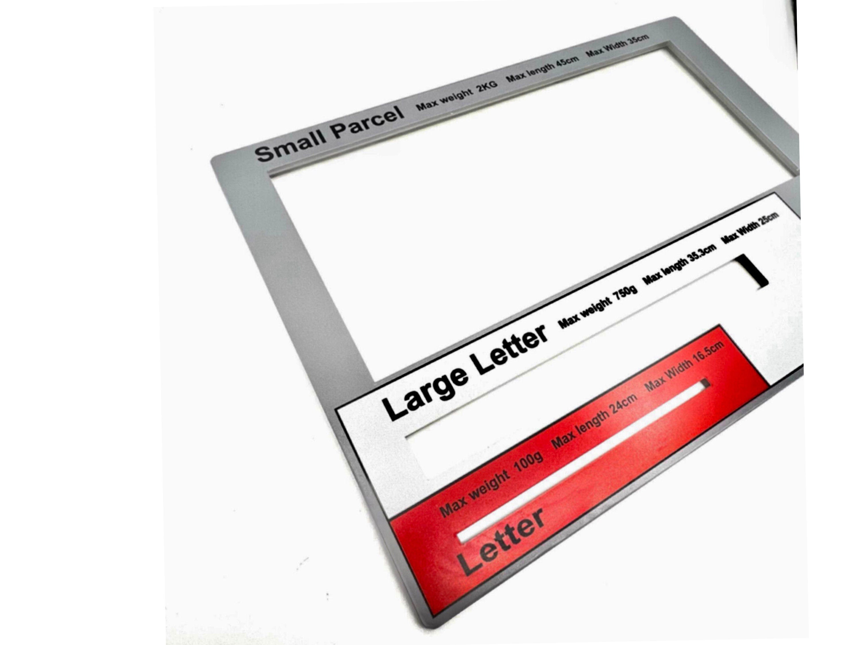 Postal Template Letter Large Letter and Small Size Guide - Etsy UK