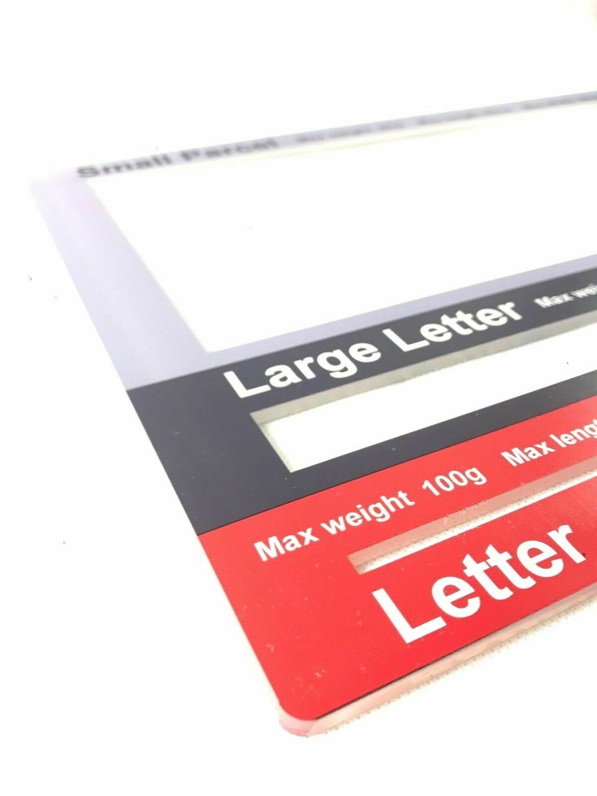 Postal Template letter large Letter And Small Size Guide | Etsy