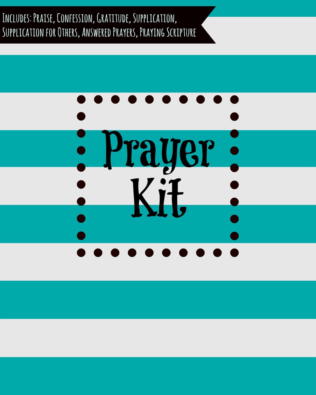Prayer Kit - Includes 10 Worksheets - Etsy