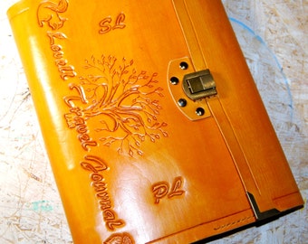 Music Leather Journal Personalized Gift Large A4 Leather | Etsy