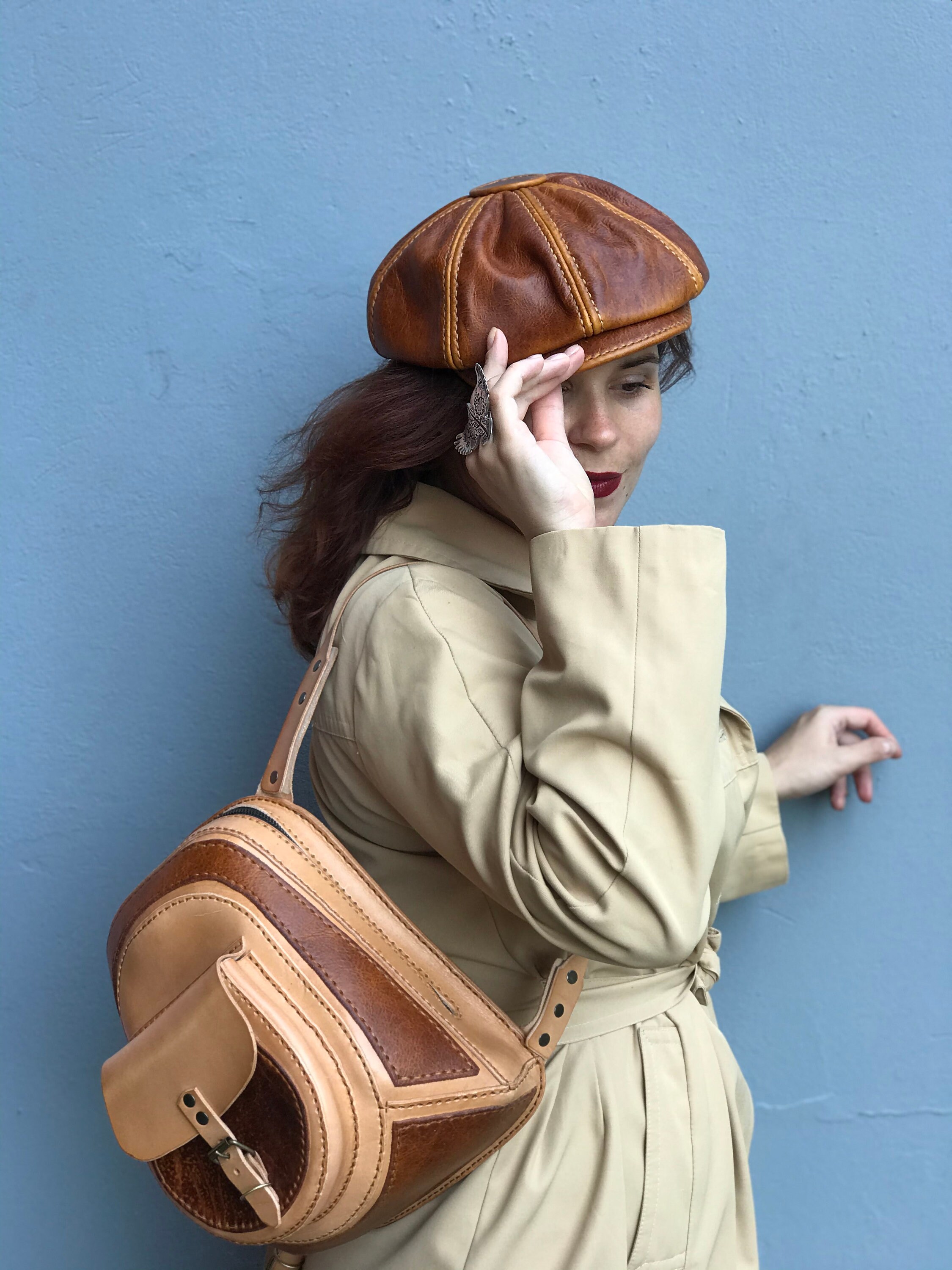 Handmade Leather Backpack | Leather Rucksack | Womens Backpack | Mens ...