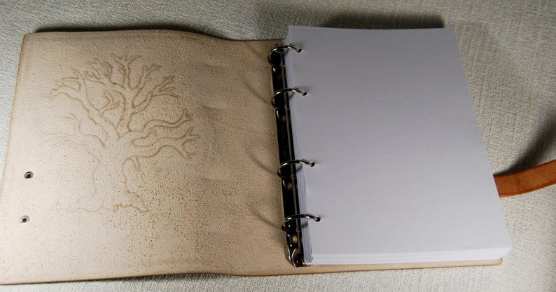 Tree Leather Journal Handmade Personalized Journal Brown - Etsy