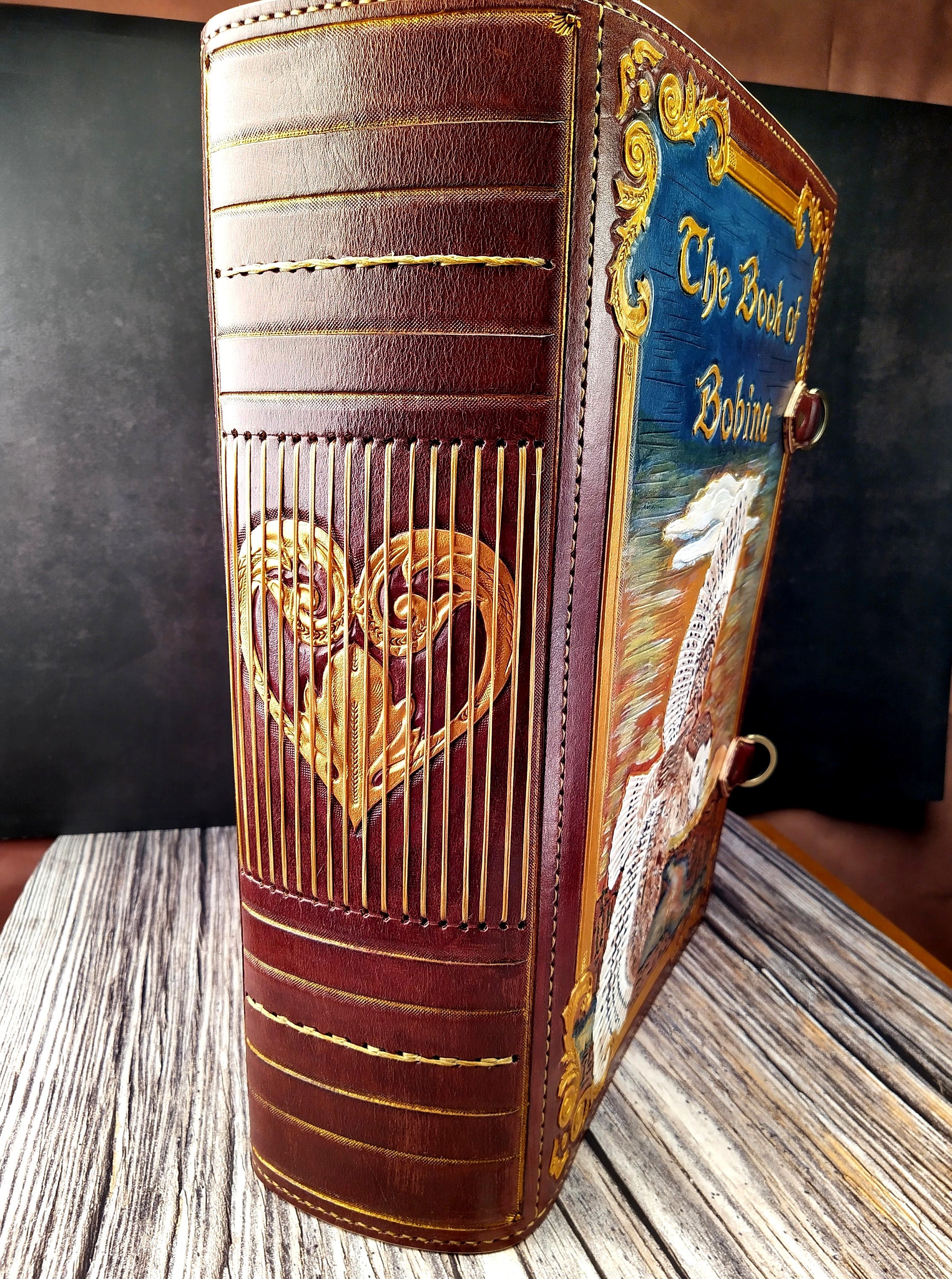 Extra Large 12 X 17 Leather Book | Personalized Gift Owl Book | Custom ...