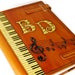 Music Leather Journal Personalized Gift Large A4 Leather Journal ...