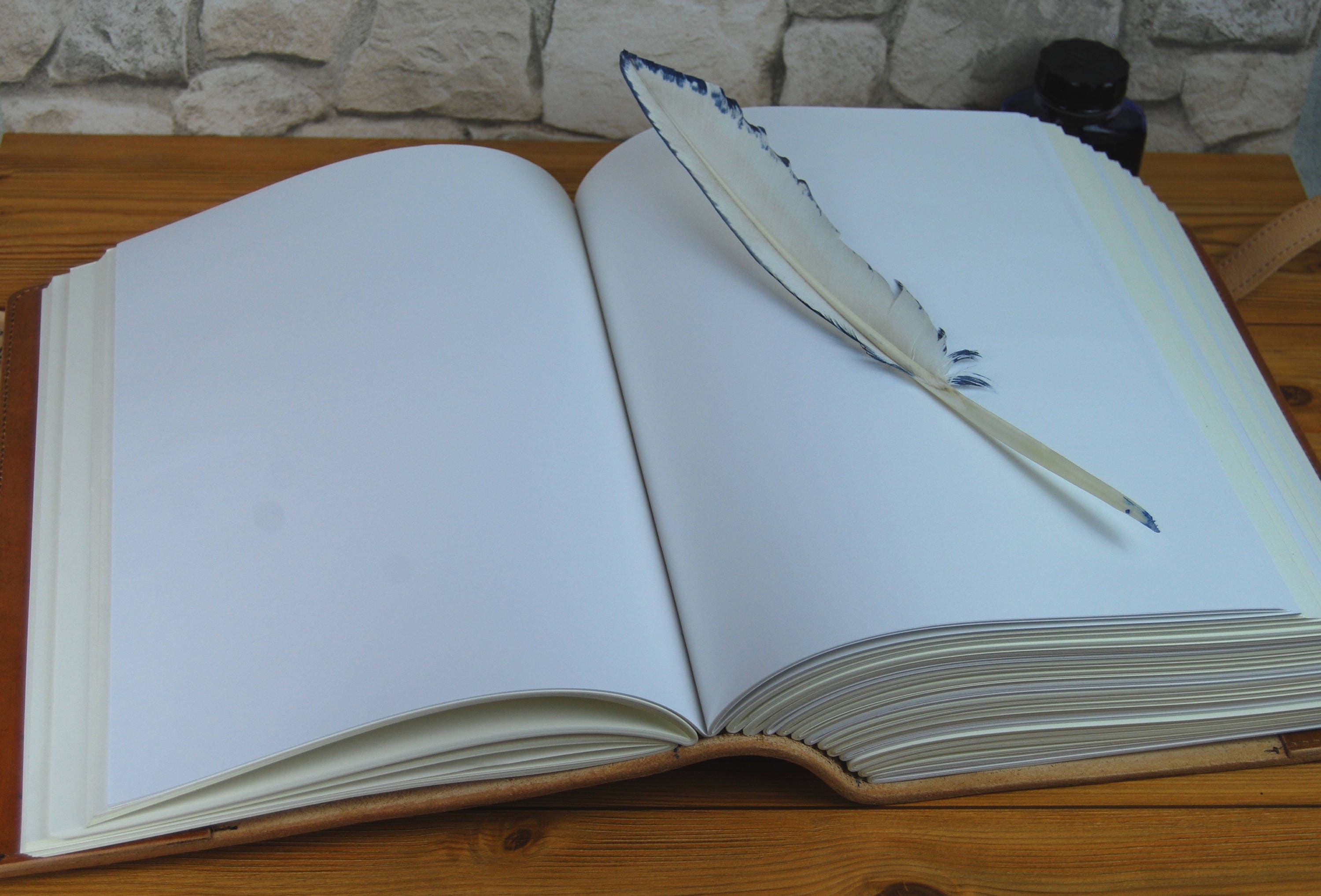 Large Leather Owl Journal Personalized Gift Journal Book - Etsy