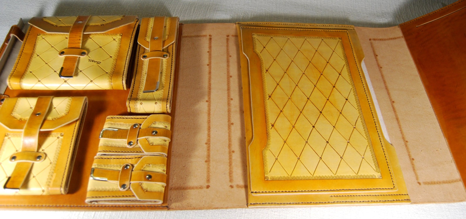 Leather Portfolio for Business, Leather Journal, Personalized Portfolio ...