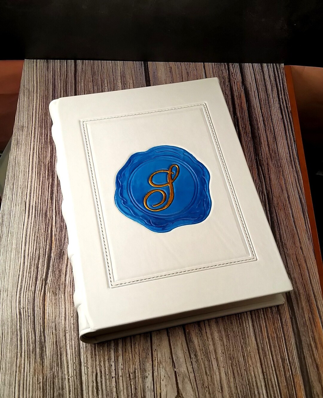 Extra Large 12x17 Family Personalized Gift Book, A3 Leather Bound Book ...