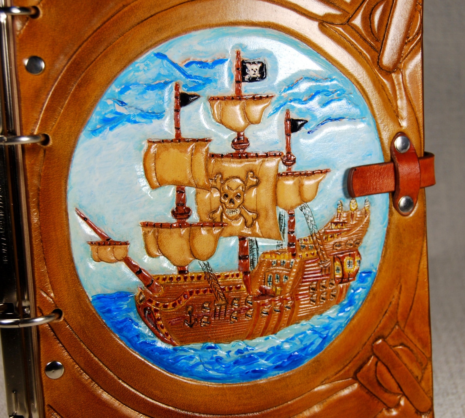 Ship Leather Journal Custom Journal Personalized Journal - Etsy