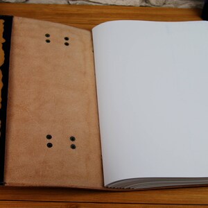 Family Portrait Leather Journal Personalized Gift Journal Notebook ...