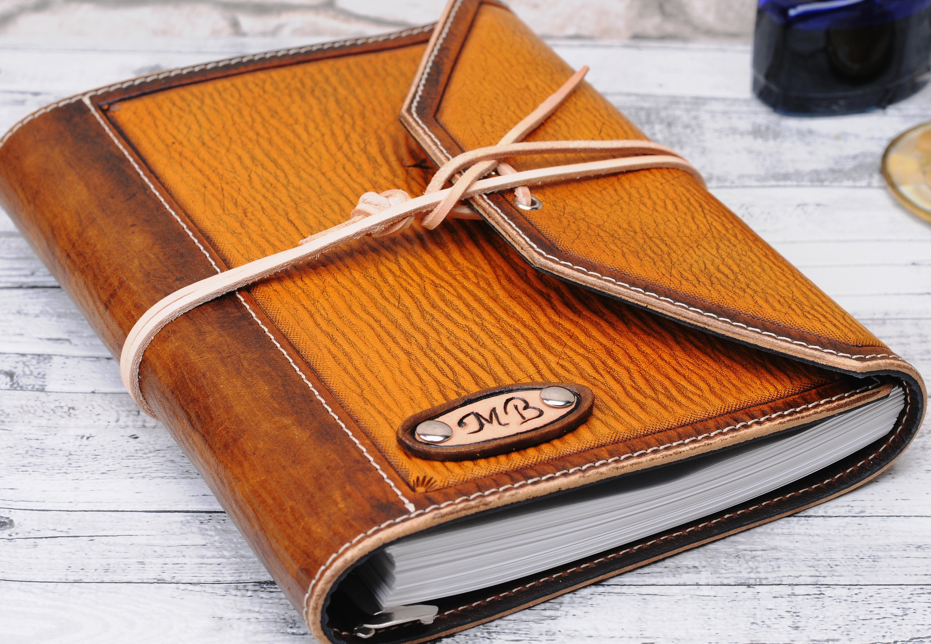 Handcrafted Unique Vintage Leather Journal for Men Women - Etsy