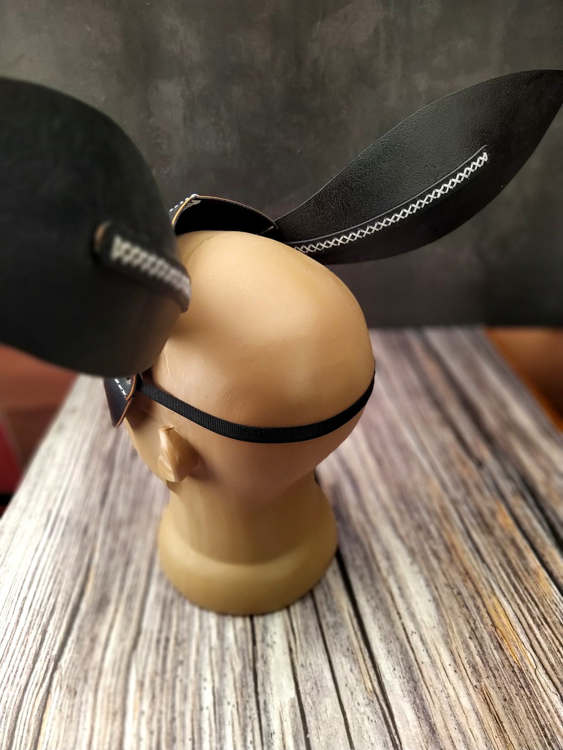 Leather Face Mask Handmade Role Mask Rabbit Mask Game | Etsy