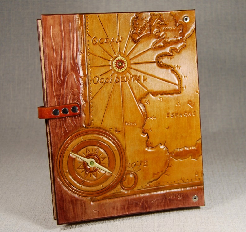 Ship Leather Journal Custom Journal Personalized Journal - Etsy