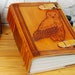 Large Leather Owl Journal Personalized Gift Journal Book Notebook Diary ...