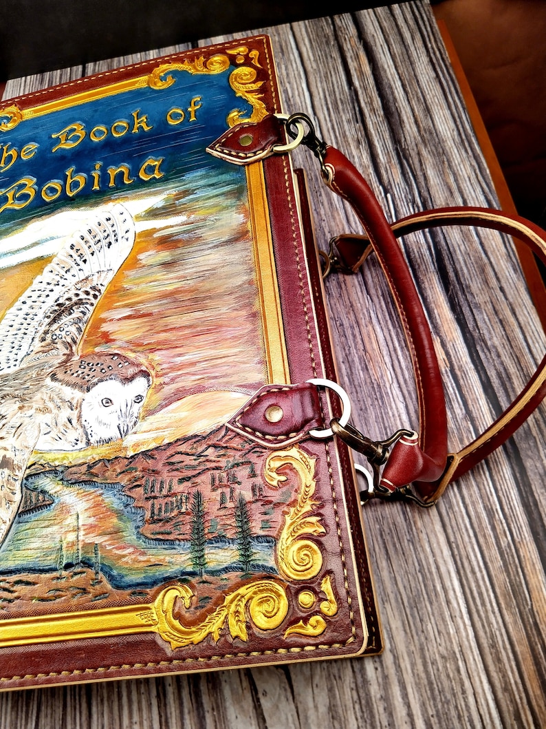 Extra Large 12 X 17 Leather Book | Personalized Gift Owl Book | Custom ...