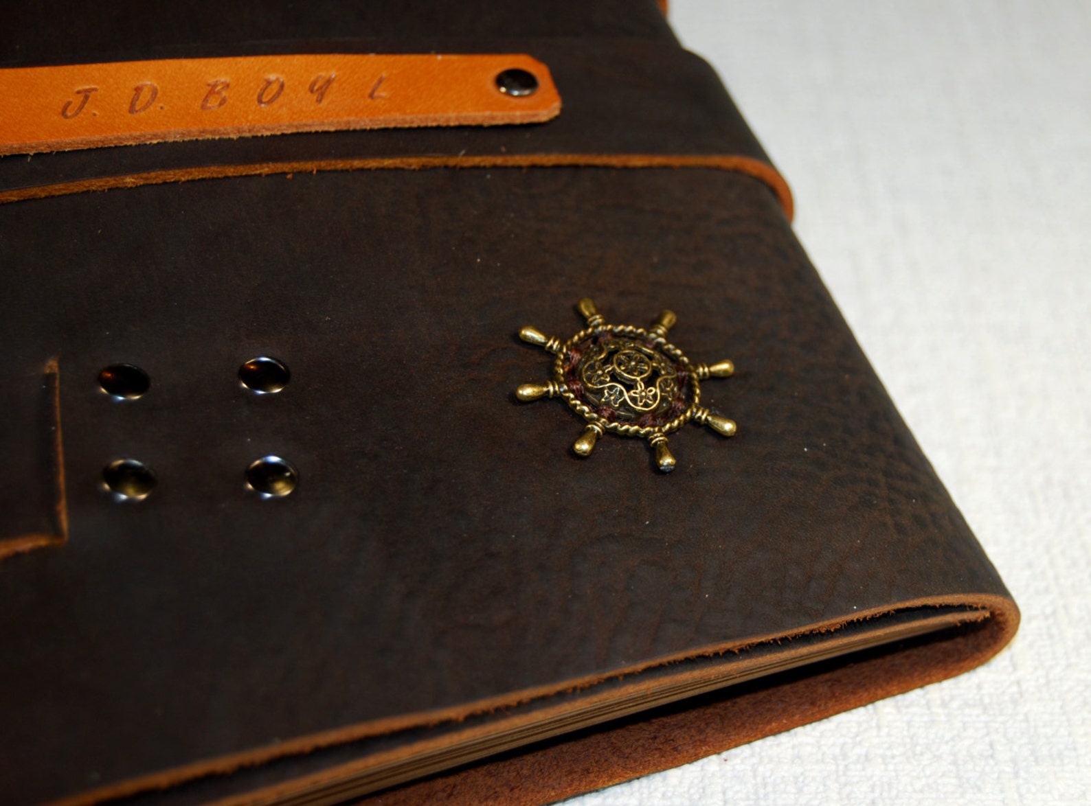 Sea Travel Leather Journal Handmade Personalized Journal - Etsy