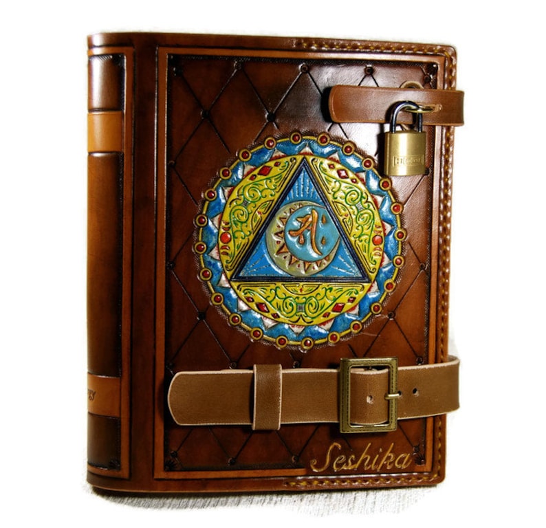 Personalized Custom Lock Journal Leather Journal Notebook - Etsy