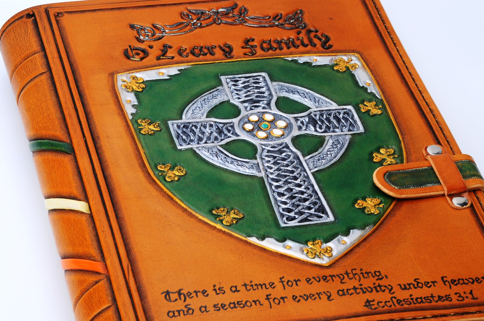 A4 Large Family Crest Leather Journal Notebook for Custom | Etsy