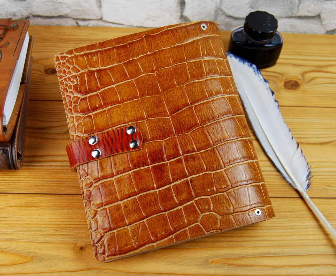 A5 Journal Gift Alligator Imitation Leather Notebook Gift for | Etsy