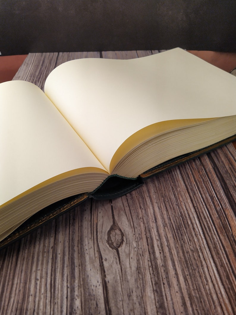 Extra Large 13x18 Custom Personalized Gift Book, A3 Leather Bound Book ...