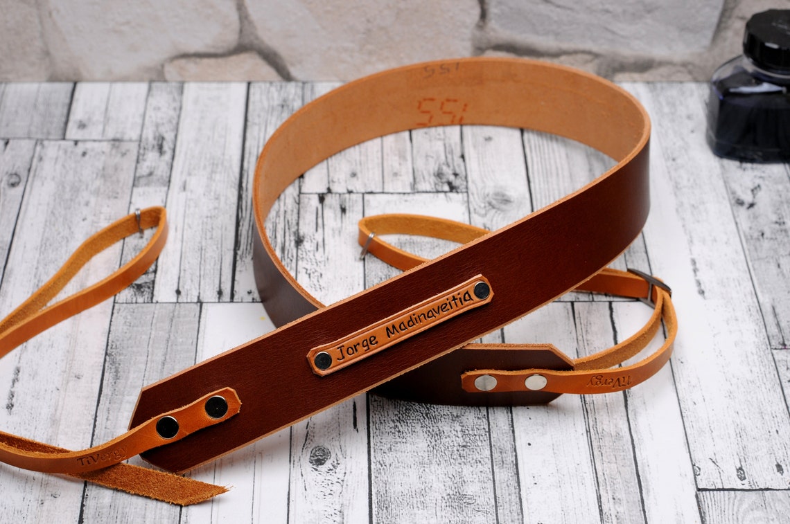 Personalized Leather Camera Strap, Brown Camera Strap, Nikon Strap ...