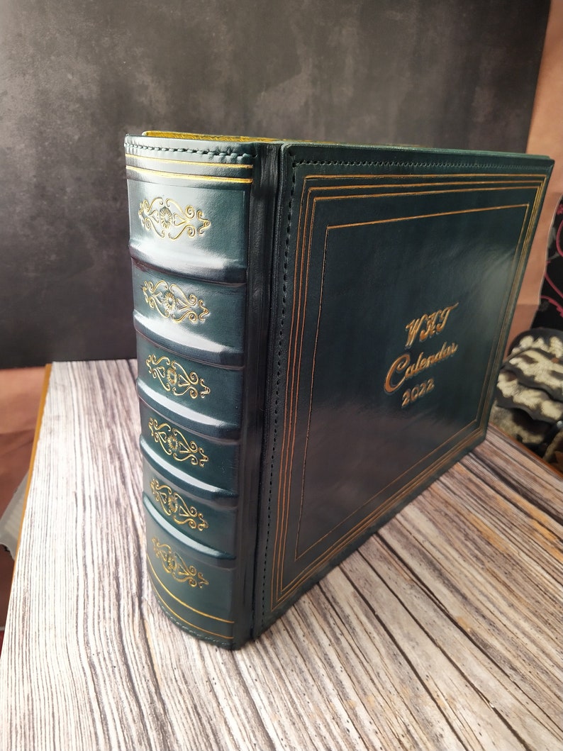 Extra Large 13x18 Custom Personalized Gift Book, A3 Leather Bound Book ...
