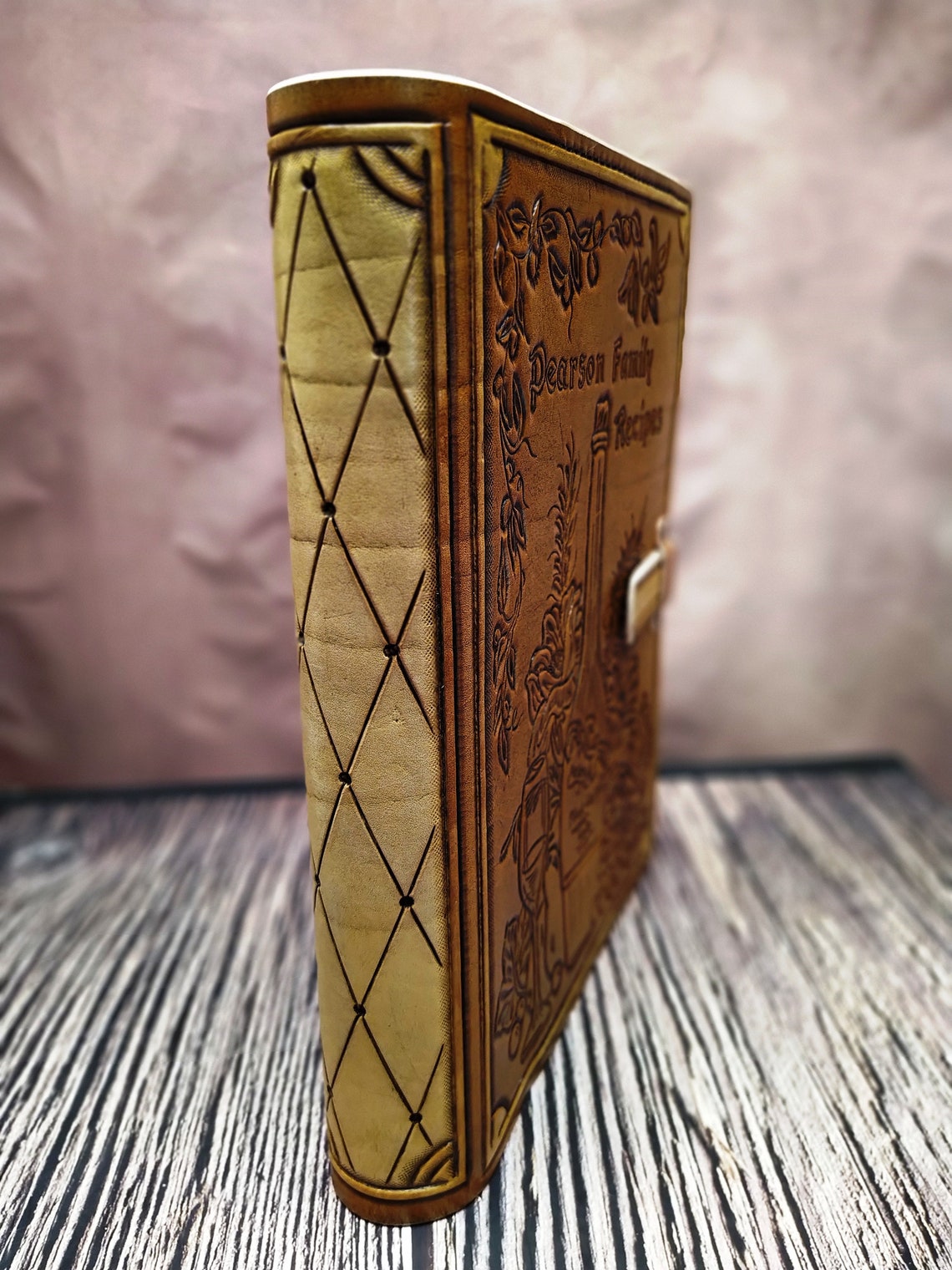 Gift Leather Cook Book for Order, Big Recipe Book, Gift for Her ...